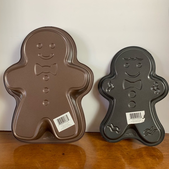 Wilson | Kitchen | Set Of Ginger Bread Man Pans Cake Cookie Pan | Poshmark